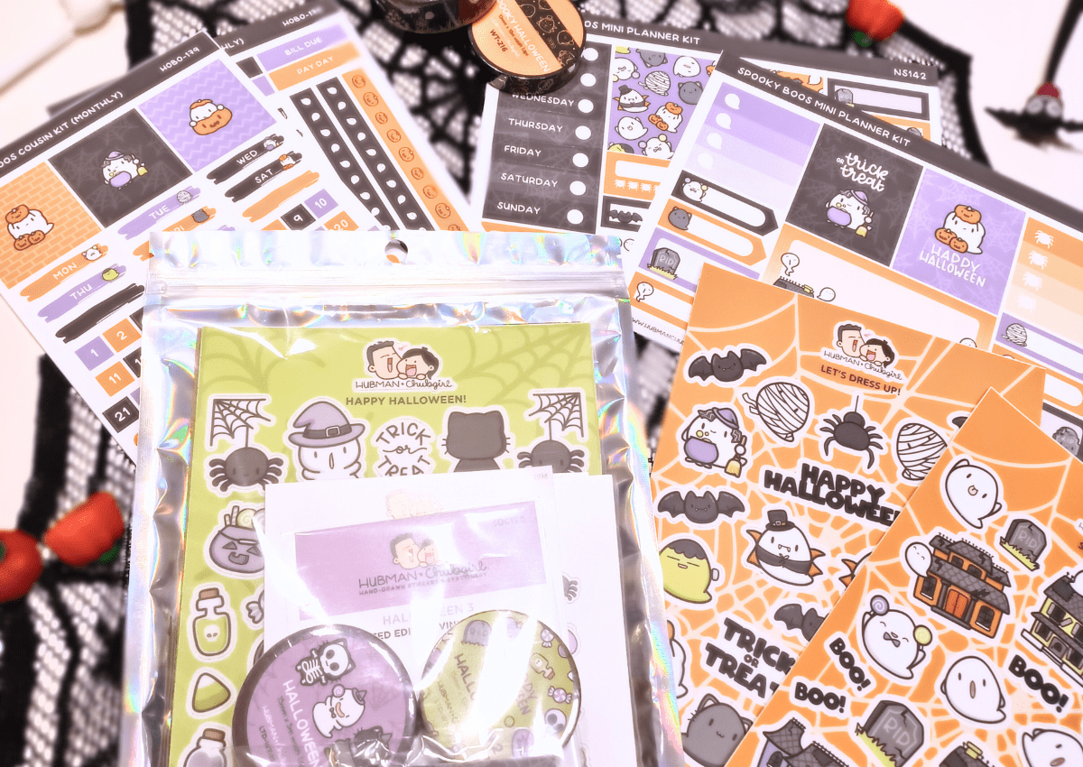 Exploring Hubman & Chubgirl: Halloween Sticker Delights – Miss Stickers
